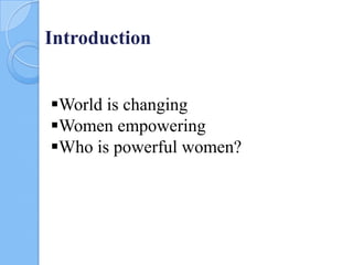 5 Powrfull Women In The World.ppt