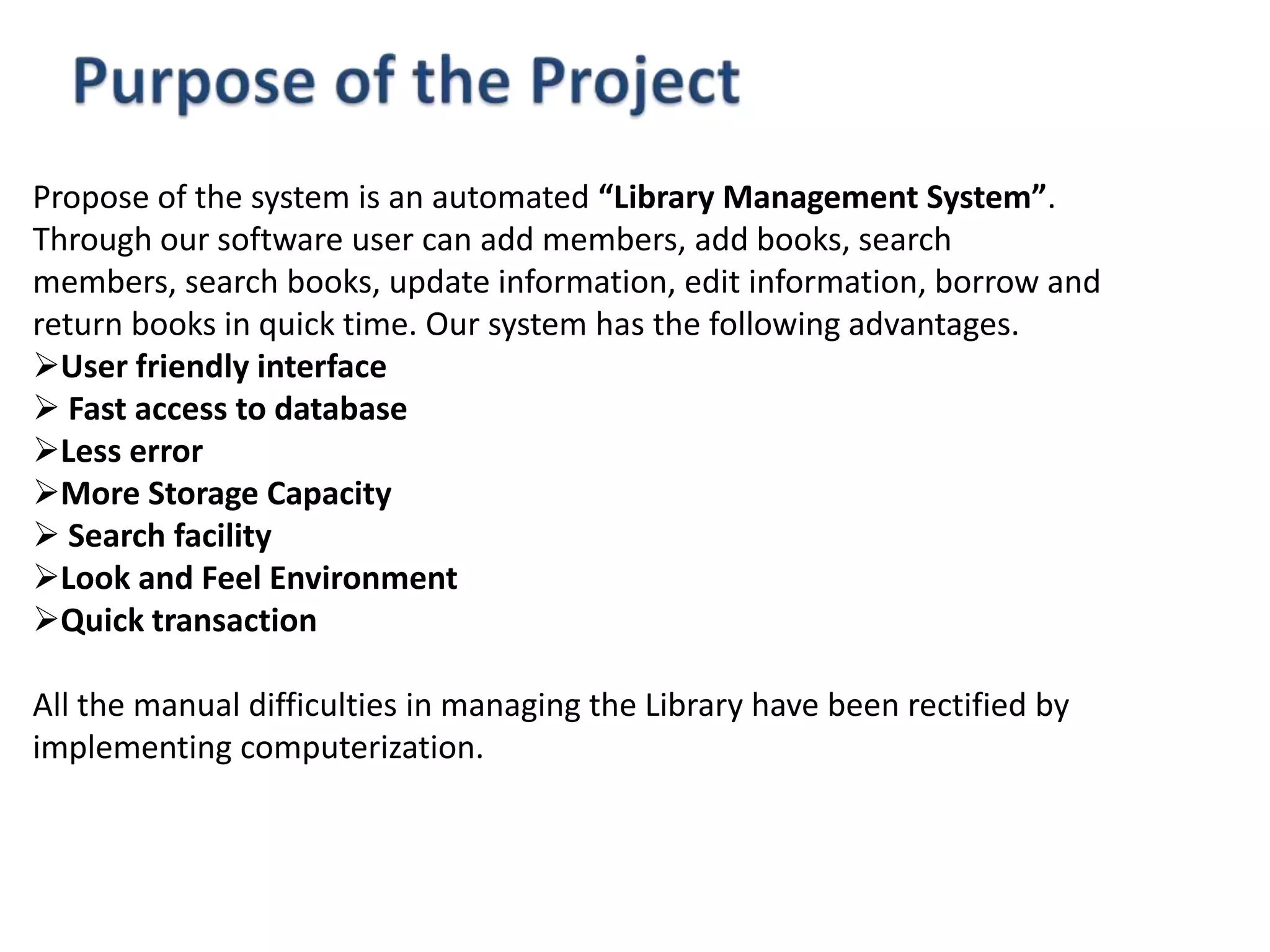 library management system | PPTX