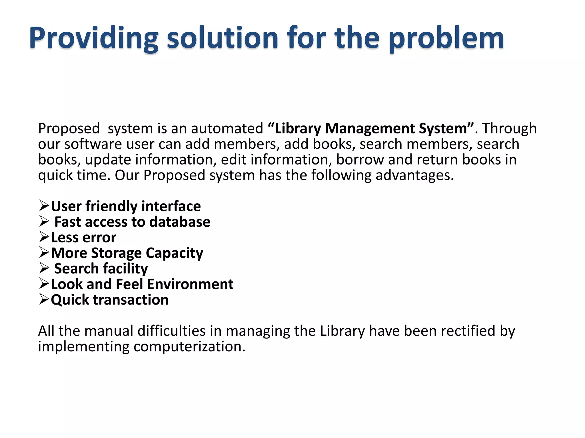 library management system | PPTX