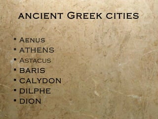 Basic Planning Principles Of Assyrian, Egyptian, Roman and Greek Cities ...
