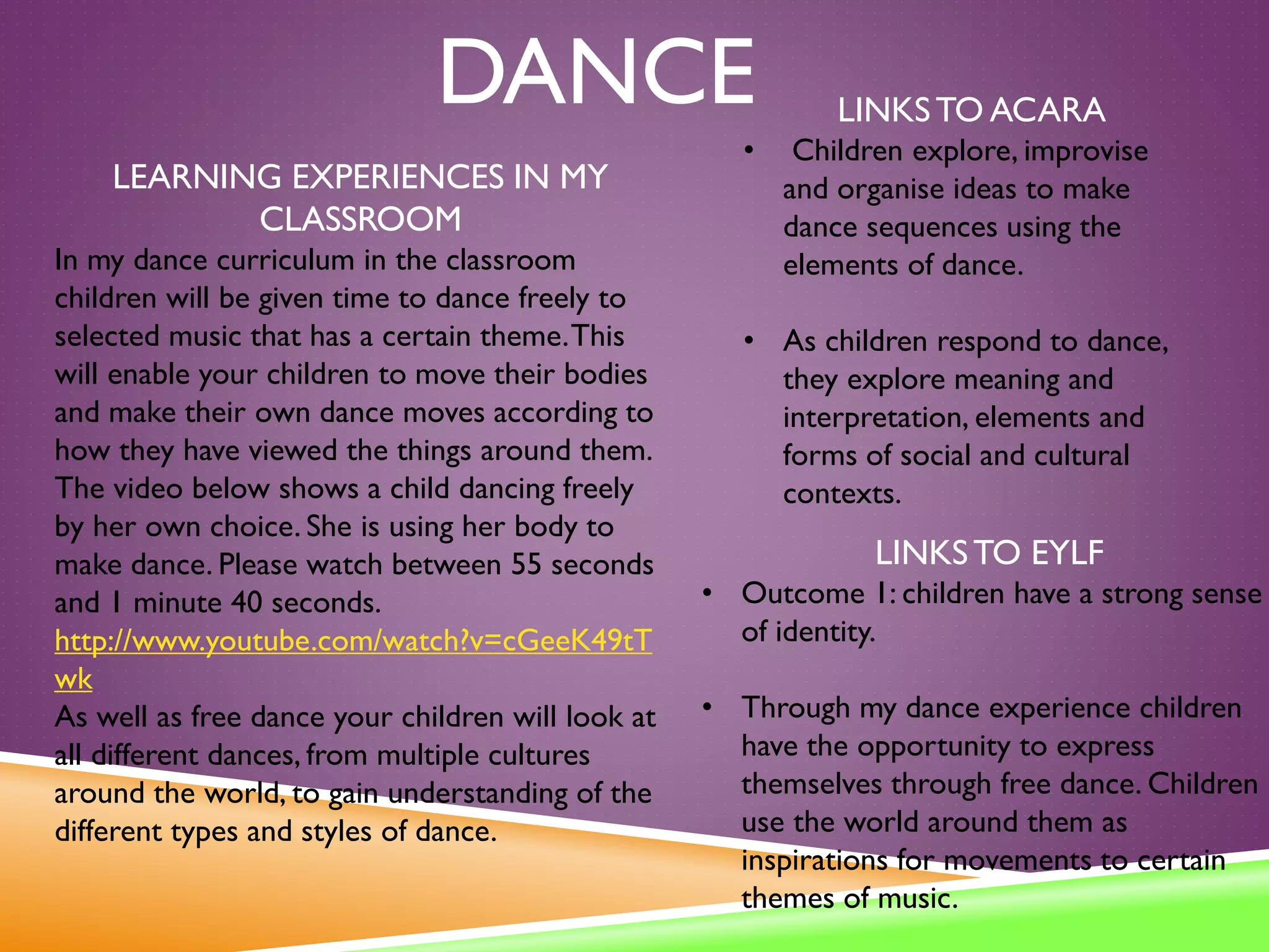 Arts in Early Childhood assignment 1 | PPTX