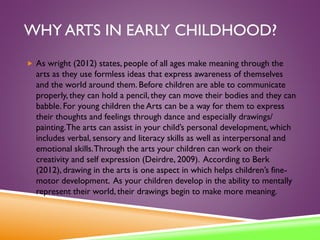 Arts in Early Childhood assignment 1 | PPTX