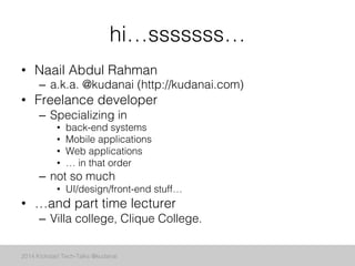 Snakes on the Web; Developing web applications in python | PPT