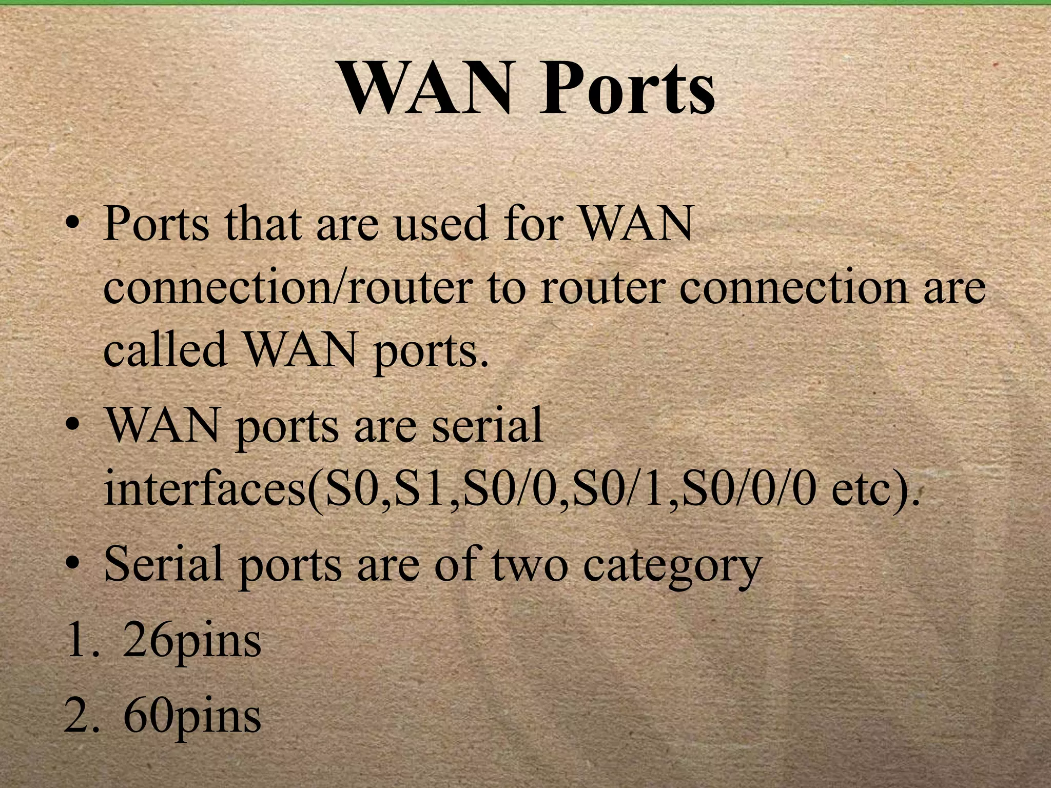 Routers and Routing Configuration | PPTX