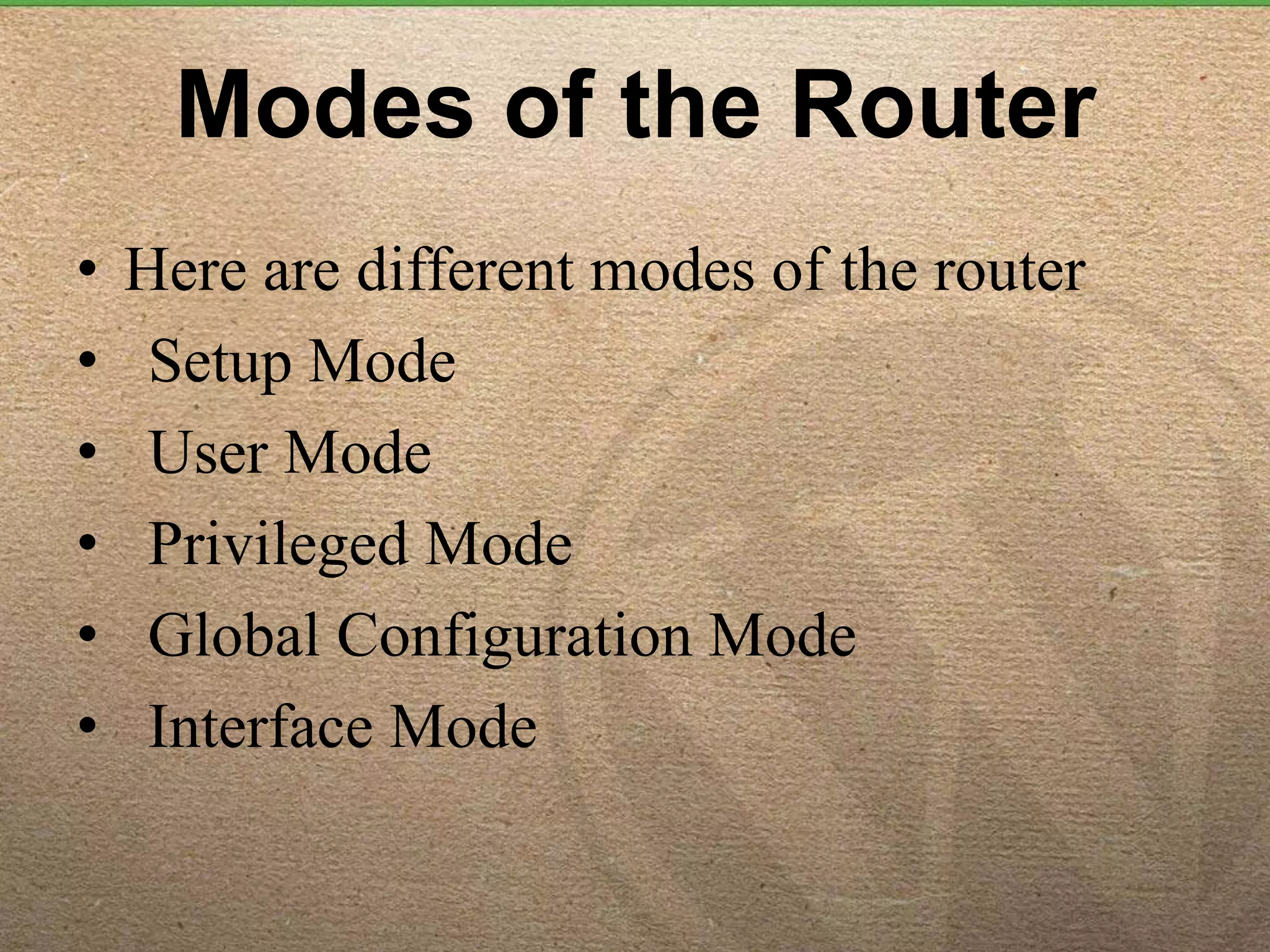 Routers and Routing Configuration | PPTX