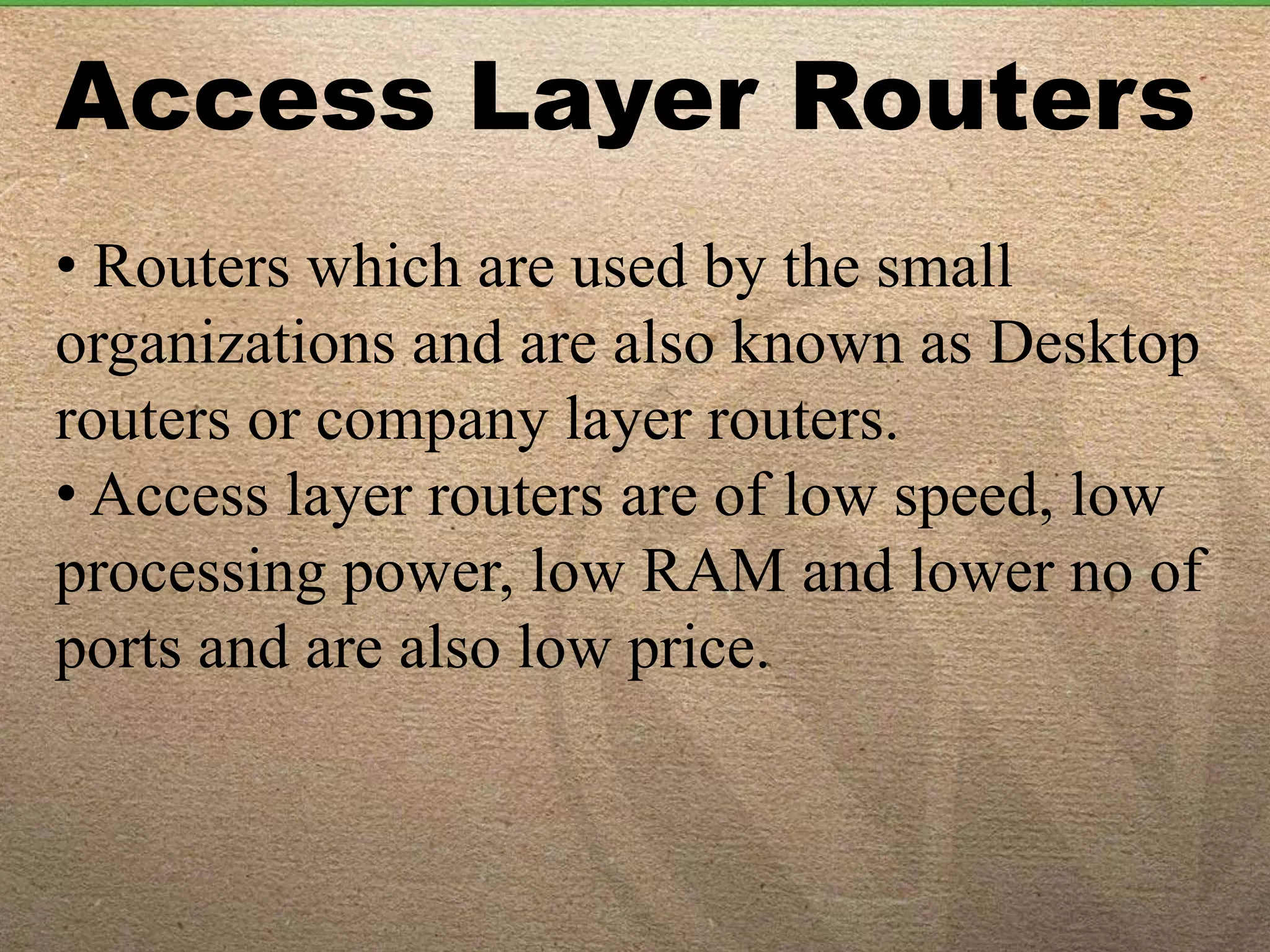 Routers and Routing Configuration | PPTX