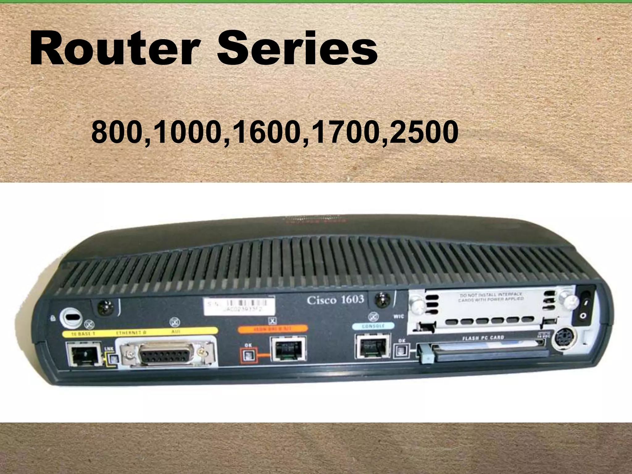 Routers and Routing Configuration | PPTX