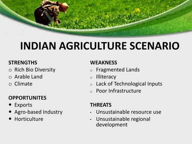 Agriculture in India | PPTX | Agriculture | Industries