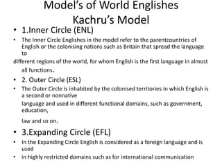 World Englishes | PPTX