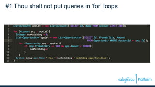 Salesforce Apex Ten Commandments | PPT