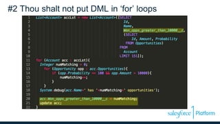 Salesforce Apex Ten Commandments | PPT