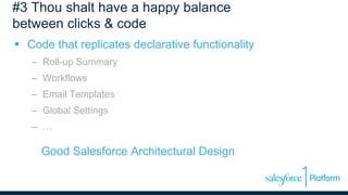 Salesforce Apex Ten Commandments | PPT