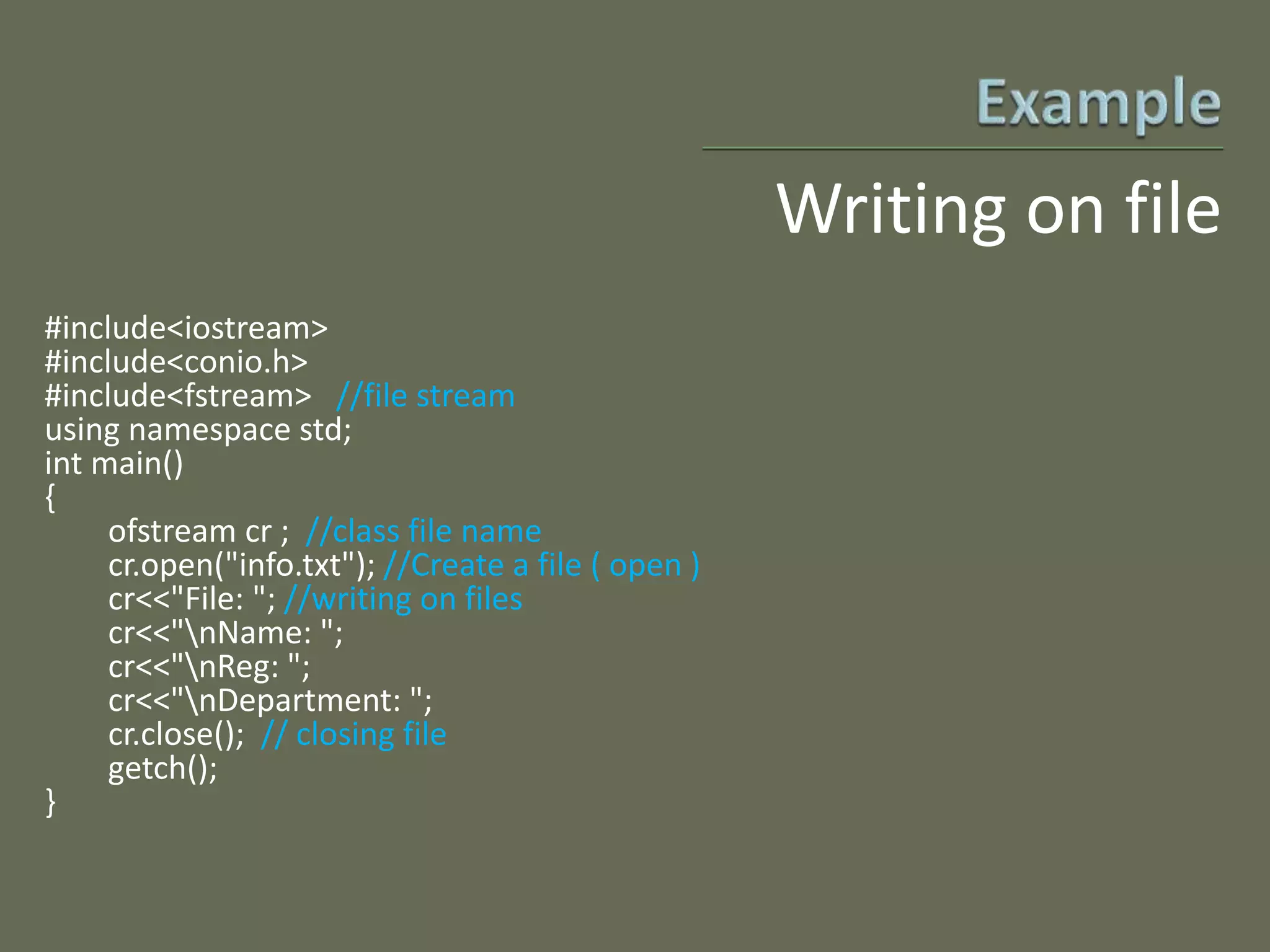 File Handling | PPTX