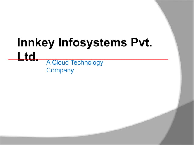 Introduction to Innkey Infosystems Pvt. Ltd. | PPTX