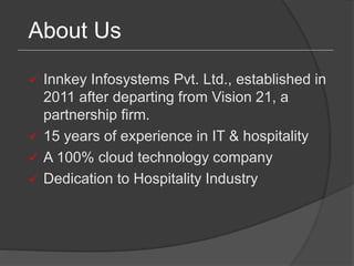 Introduction to Innkey Infosystems Pvt. Ltd. | PPTX