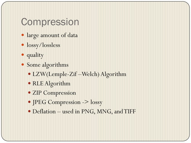 Commonly Used Image File Formats | PPT