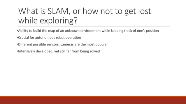 The generalized SLAM framework | PPTX