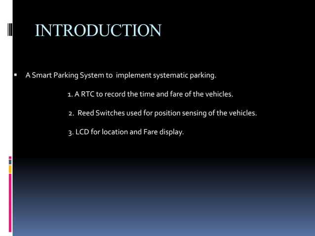 smart parking system | PPTX