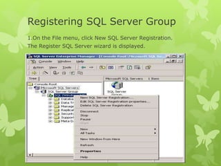 Query Analyser , SQL Server Groups, Transact –SQL | PPTX