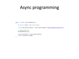 “Using C#/.NET – “Controversial Topics & Common Mistakes” | PDF | Programming Languages | Computing