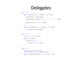 “Using C#/.NET – “Controversial Topics & Common Mistakes” | PDF | Programming Languages | Computing