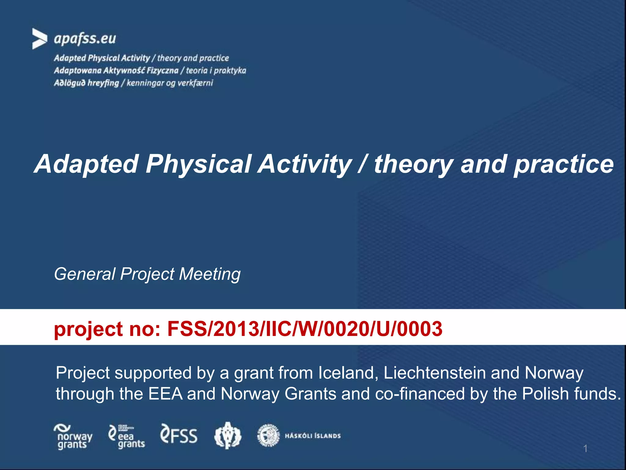Adapted physical activity | PPT