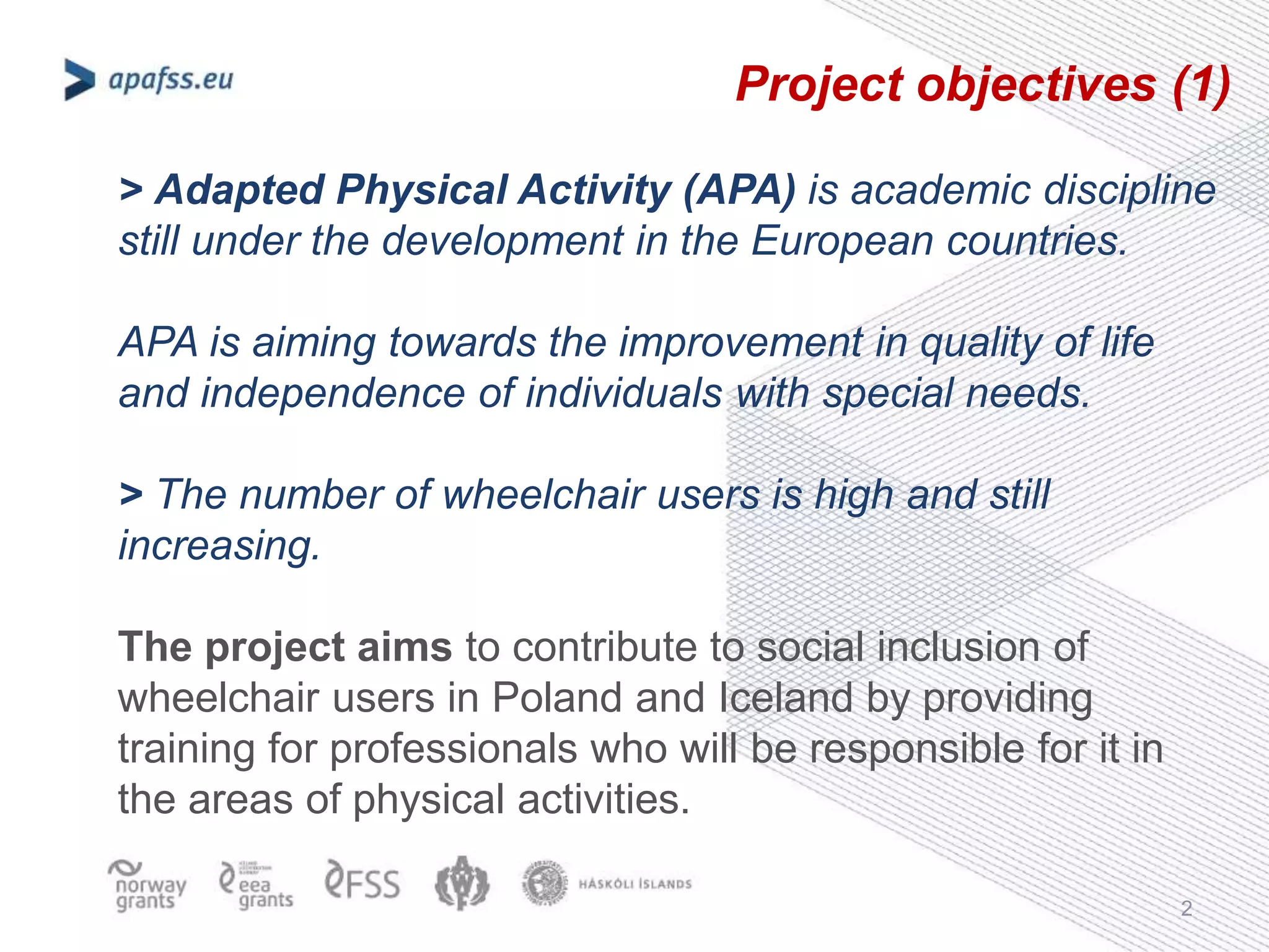 Adapted physical activity | PPT