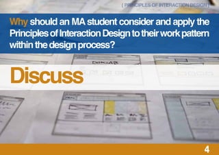 Principles of Interaction Design | PDF