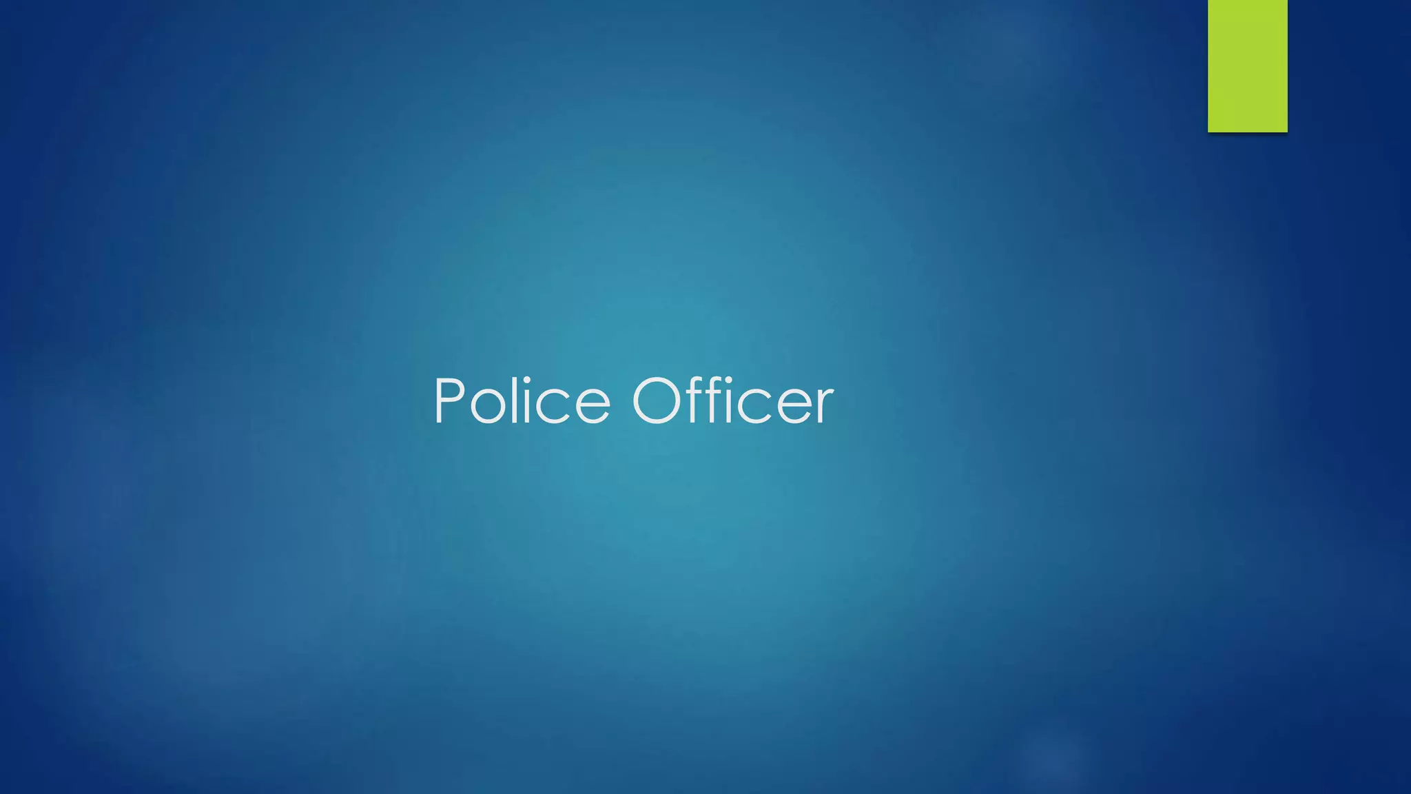 Police Officer | PPTX
