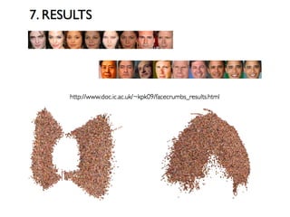 Faceccrumbs: Manifold Learning on 1M Face Images, MSc group project | PPT