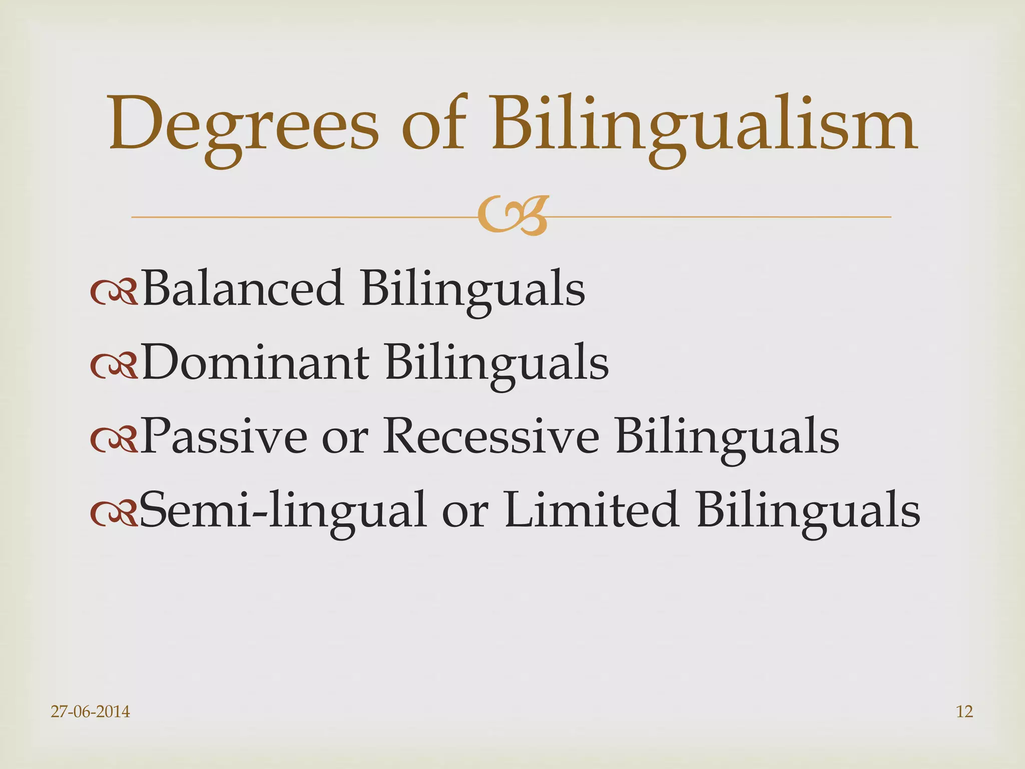 Bilingualism and Multilingualism_Sajeed Mahaboob | PPTX