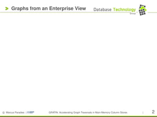 GRATIN: Accelerating Graph Traversals in Main-Memory Column Stores | PDF | Databases | Computer ...