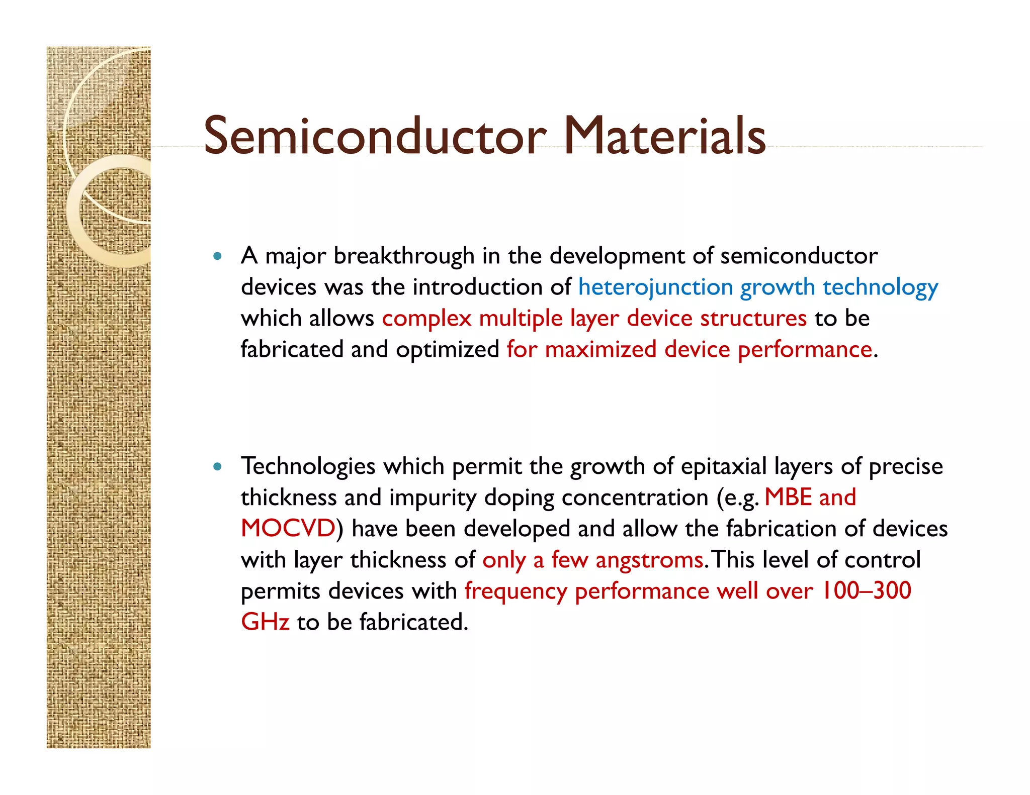 PresenWide Bandgap Semiconductor Materials for Improved Performance ...