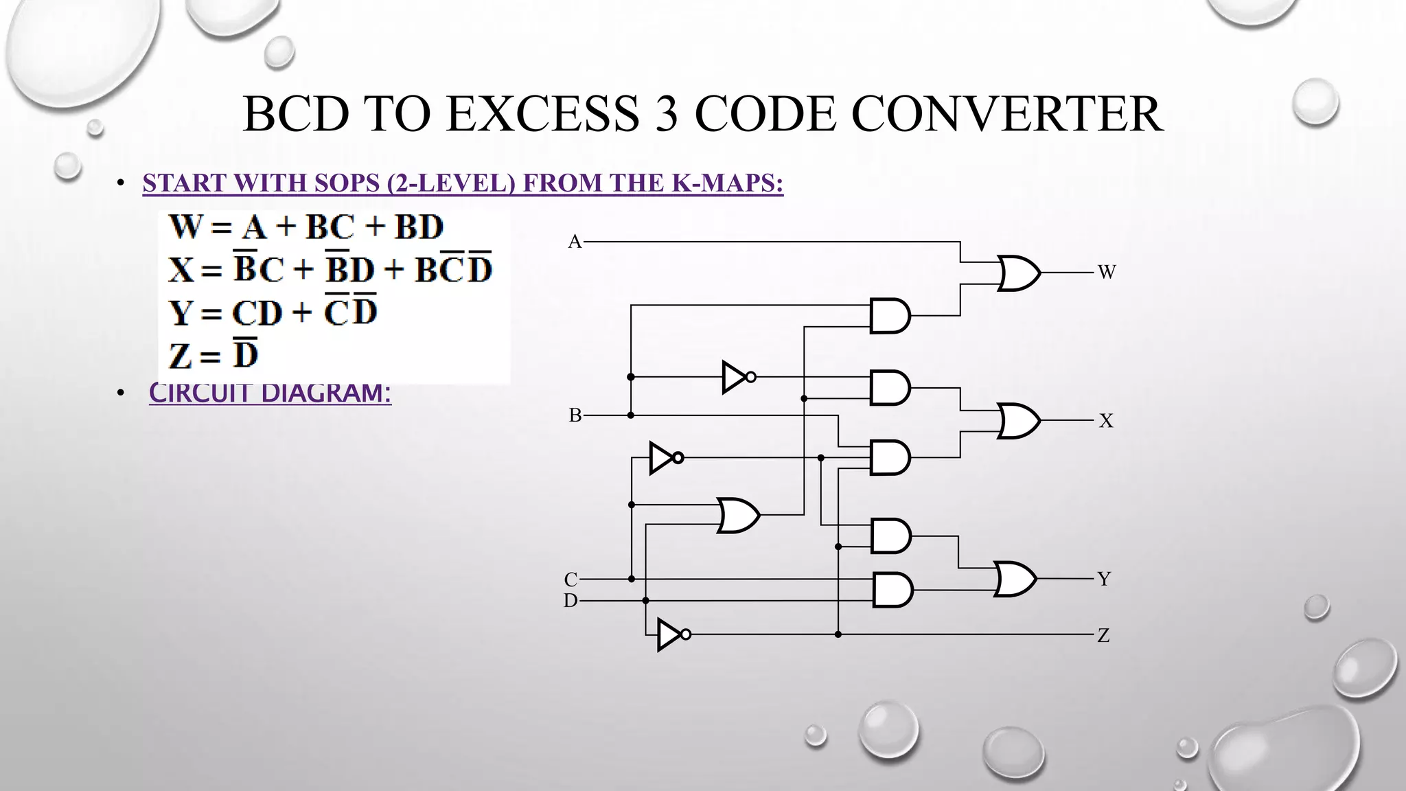 The BCD to excess-3 converter | PPTX