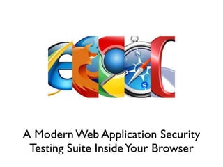 Next Generation of Web Application Security Tools | PDF