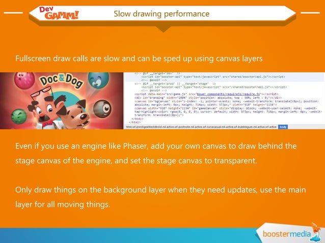 HTML5 Canvas Performance optimization | PPT