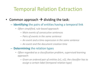 Extracting Temporal and Causal Relations between Events | PPTX