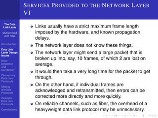 The Data Link Layer | PPT