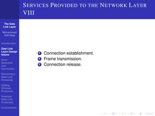 The Data Link Layer | PPT
