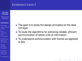 The Data Link Layer | PPT