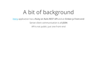 REST APIs in the context of single-page applications | PPT