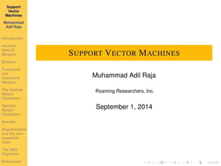 Support Vector Machines | PPT
