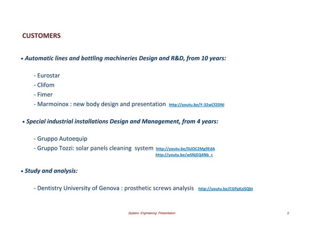 Spataro Engineering Presentation | PPT