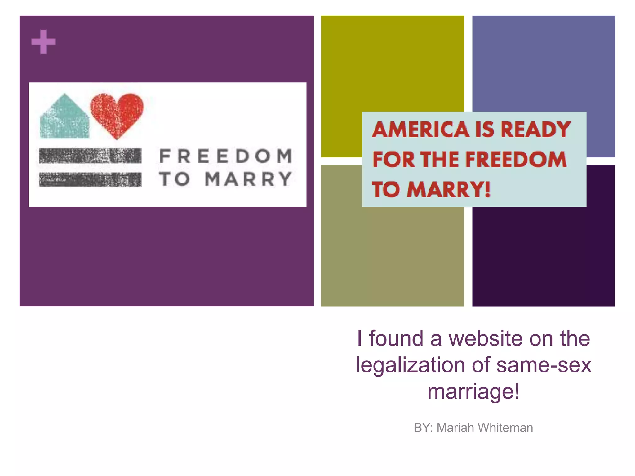 Same-Sex Marriage Presentation | PPTX