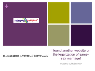 Same-Sex Marriage Presentation | PPTX