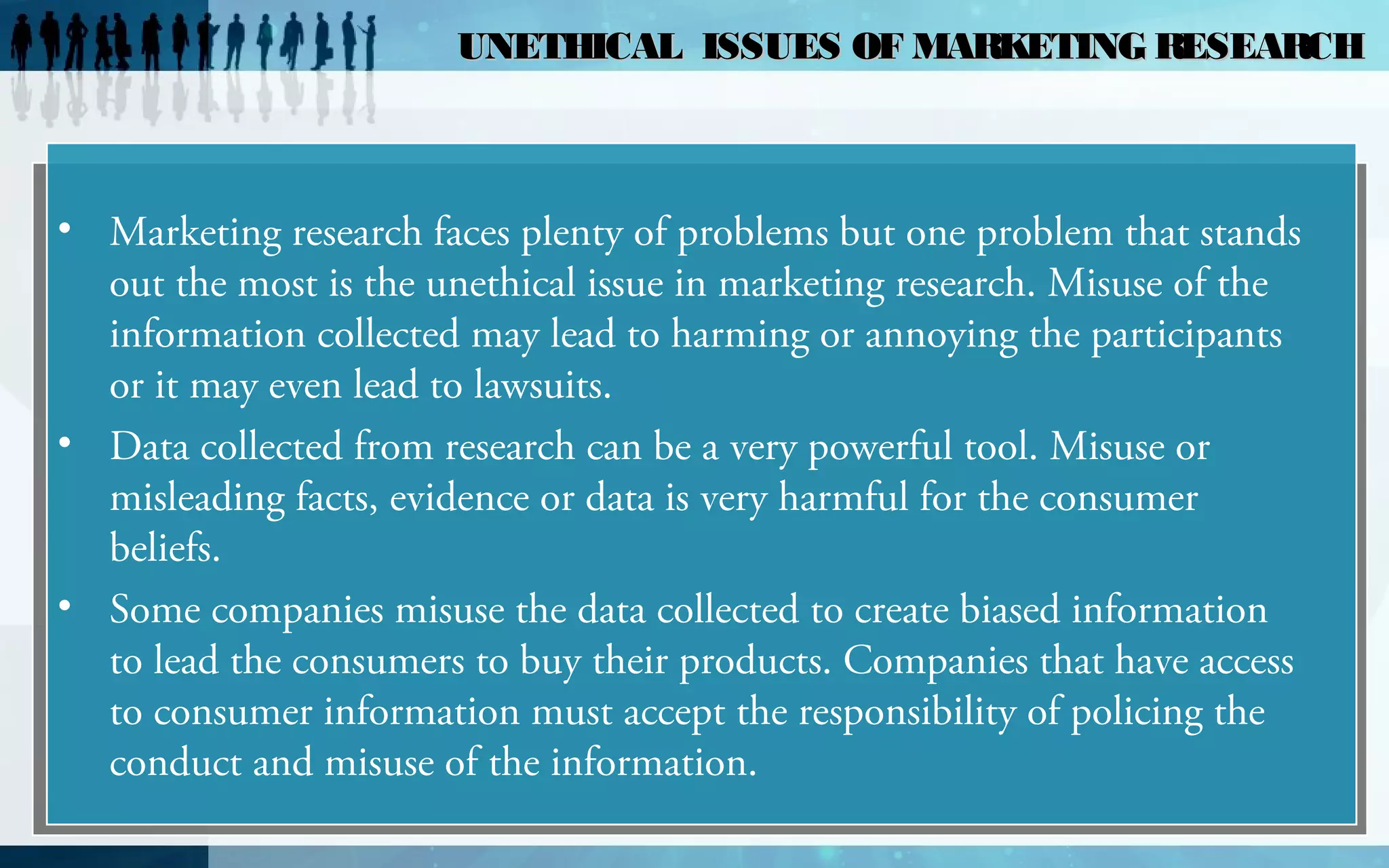Unethical Marketing Researches | PPT