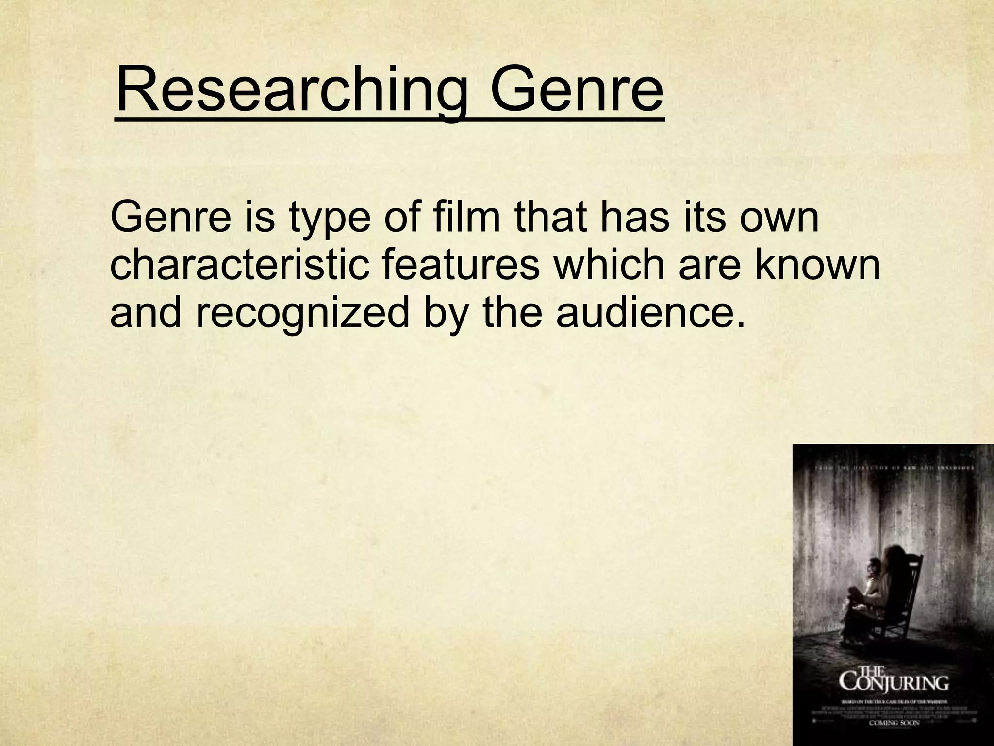 Presentation genre | PPT