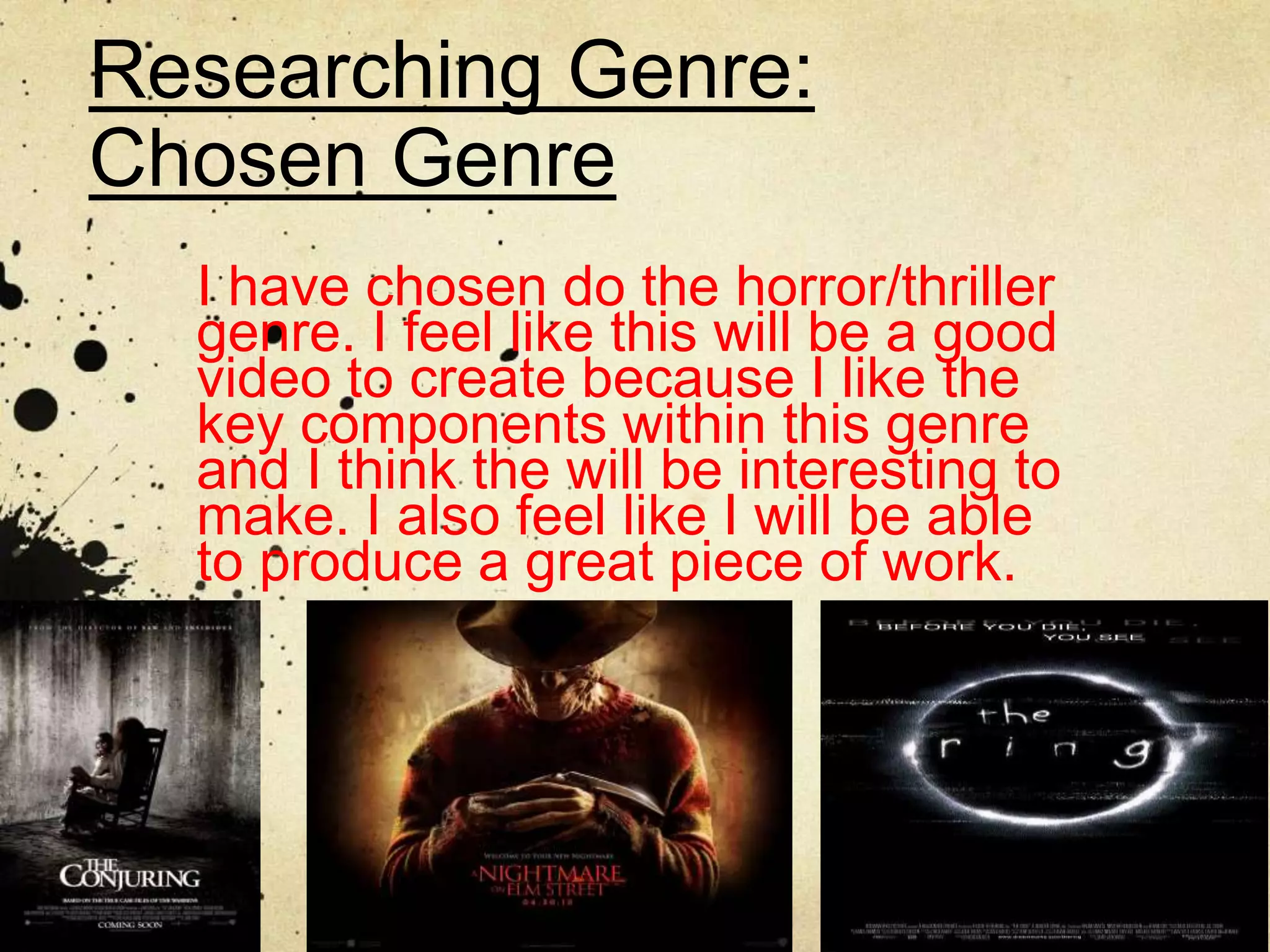 Presentation genre | PPT