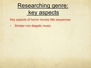 Presentation genre | PPT