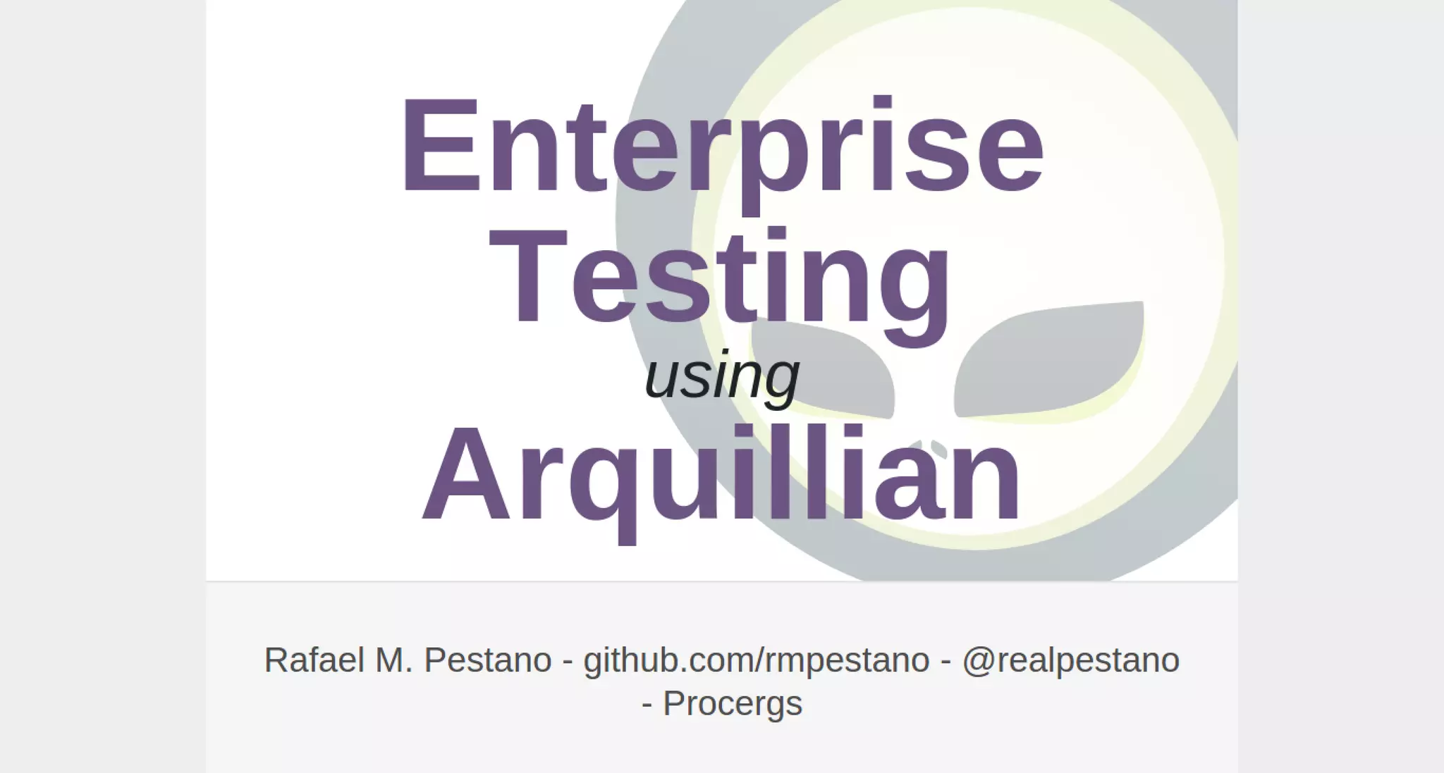 Enterprise Testing using Arquillian | PDF
